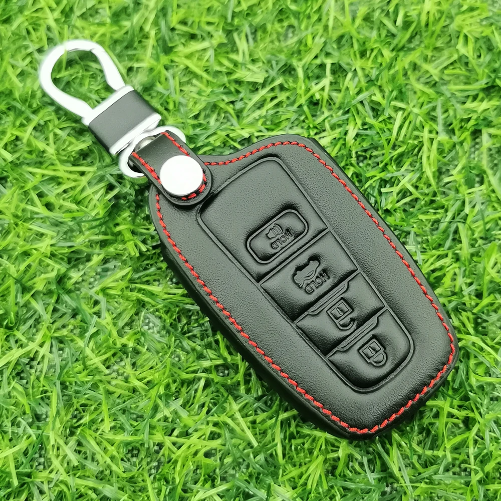 Leather Car Key Cover for Toyota Corolla Rav4 Camry 70 CHR Prado 150 ...