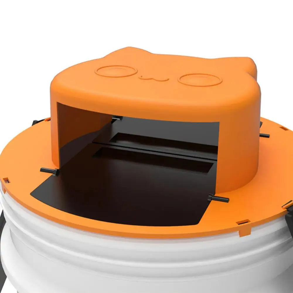 Plastic Bucket Lid Mousetrap Reusable Smart Rat Lethal Trap For Outdoor ...
