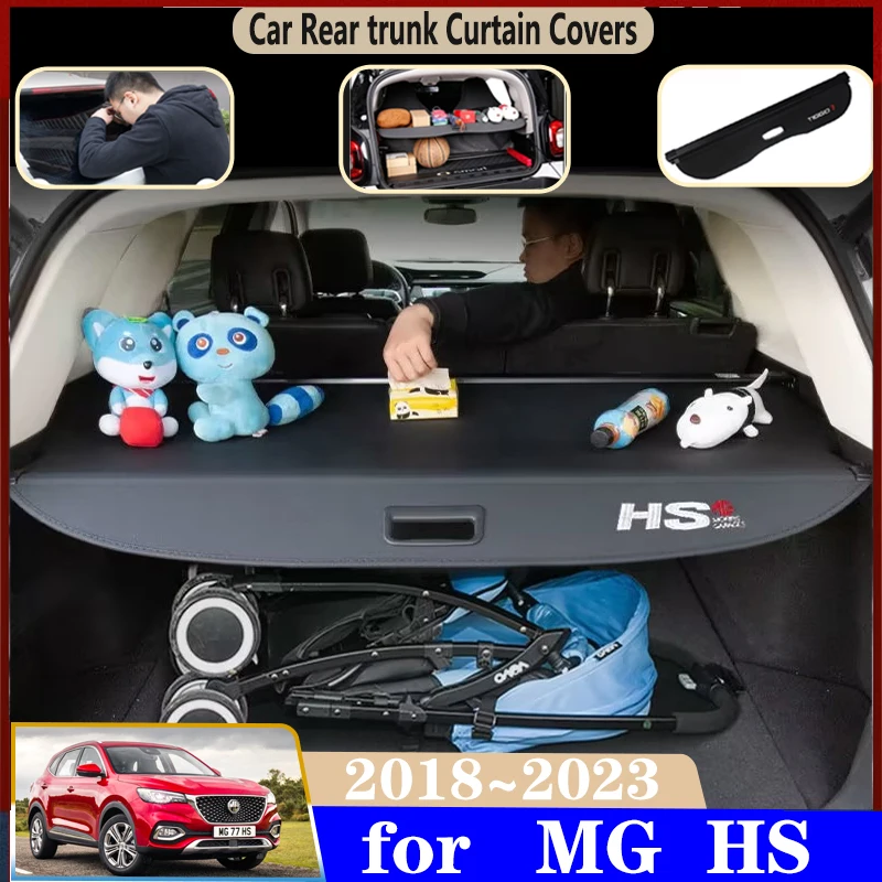 For-MG-HS-Accessories-MGHS-2018-2023-Car-Dedicated-Trunk-Cover-Material ...