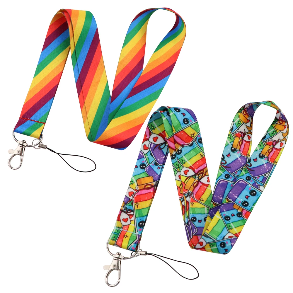 LGBT-Rainbow-Transgender-Lanyard-For-Keys-ID-Credit-Bank-Card-Cover ...