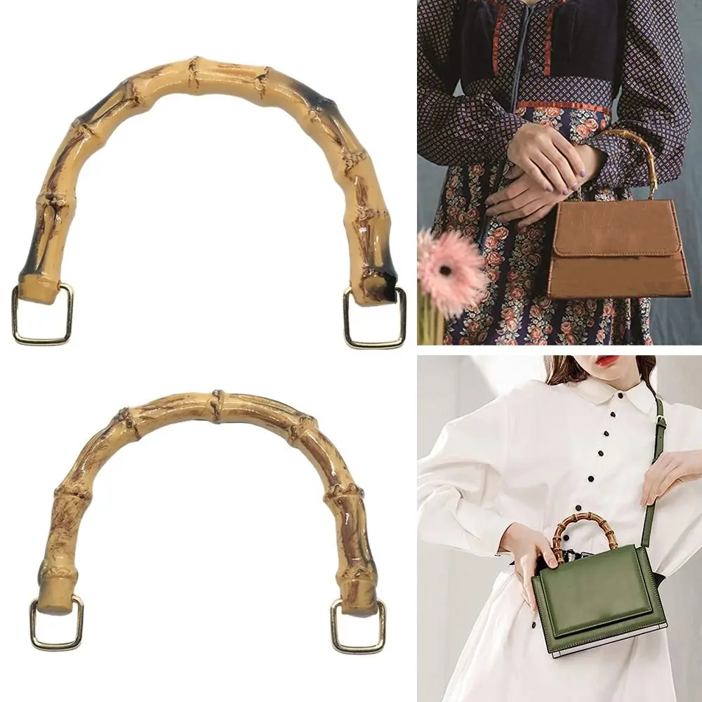 Detachable Bamboo Purse Handles With Buckle Handmade Bamboo Bag Handles ...