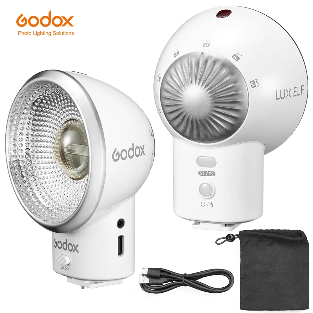 Godox-Lux-Elf-Retro-Camera-Flash-built-in-7-4V-350mAh-lithium-battery ...