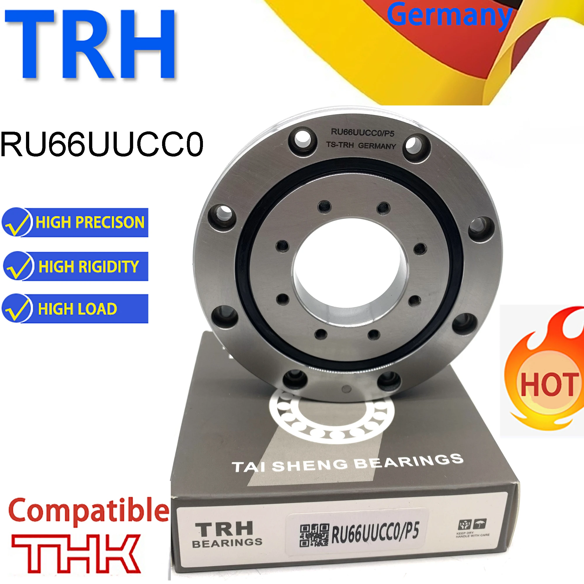 Original-Germany-TRH-Cross-Roller-Bearings-Rings-RU66-RU66UU-RU66UUCC0 ...