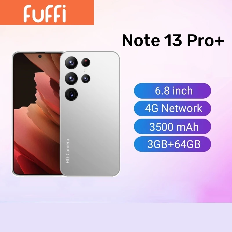 FUFFI-tel-fono-inteligente-Note-13-Pro-Smartphone-con-Android-6-8 ...