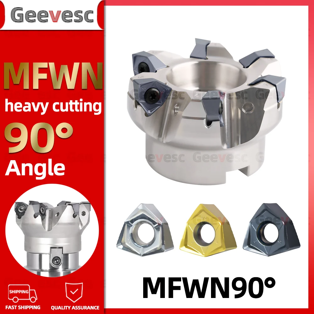 Mfwn90 Degree Mfwn Mfwn900 Double Sided Hexagonal Heavy Cutting Milling ...