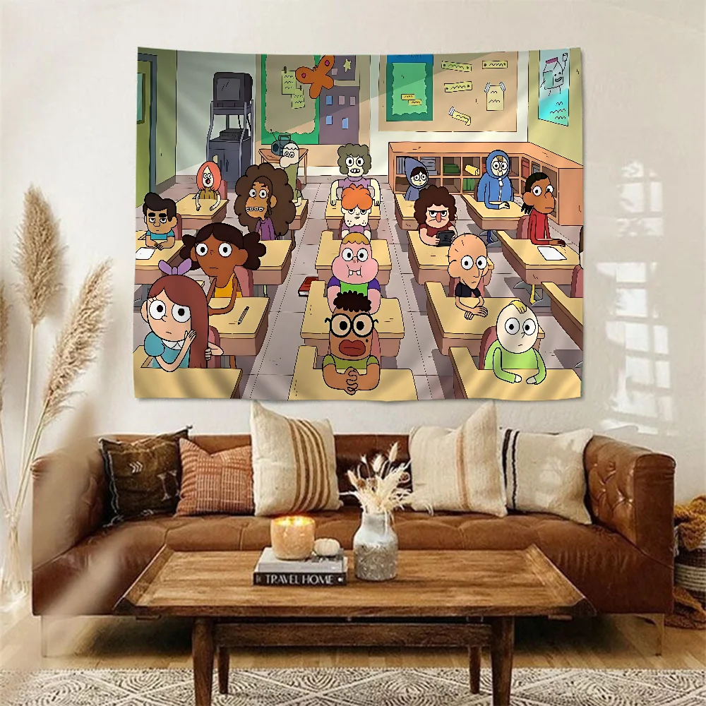 Classic Cartoon C-Clarence TV Colorful Tapestry Wall Hanging Cheap ...