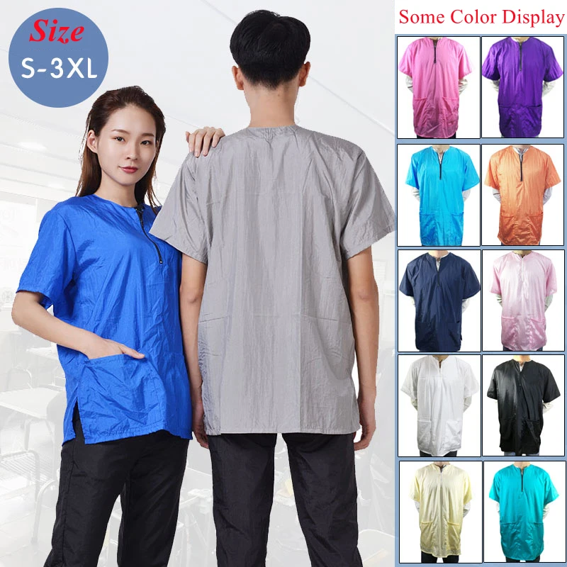 Pet Shop Breathable Work Clothes Hair Salon Hairdressing Uniform Pet ...