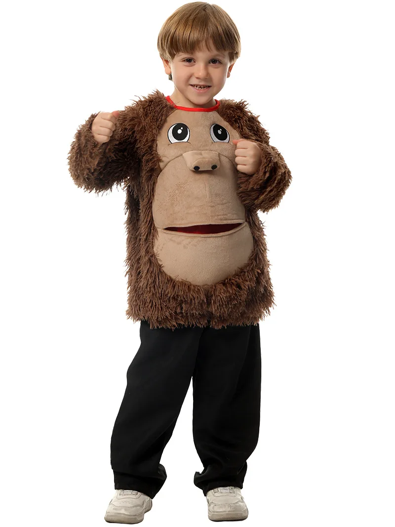 Kids-Gorilla-Orangutan-Costume-Cute-Furry-3D-Monkey-Shirt-Boys-Outfits ...