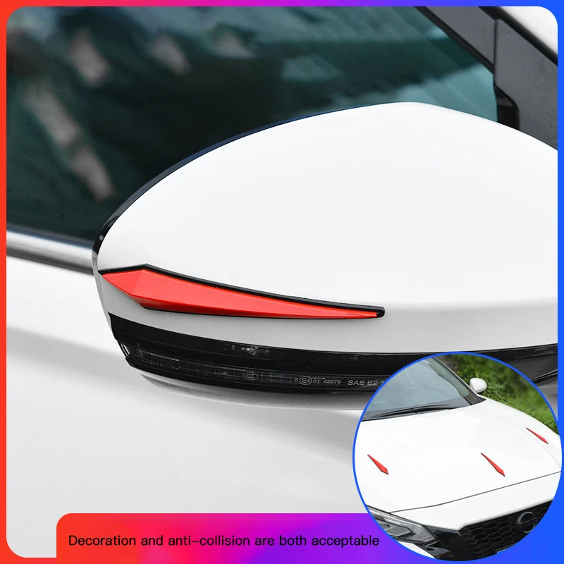 4Pcs-3D-Sticker-Car-Door-Car-Body-Anti-collision-Strips-Car-Bumper ...