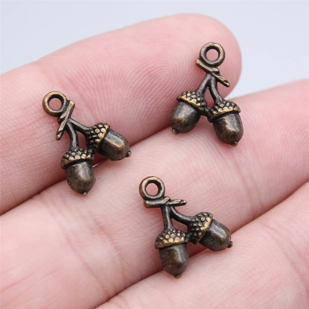 WYSIWYG 20pcs 14x10mm Antique Bronze Color Antique Silver Color ...