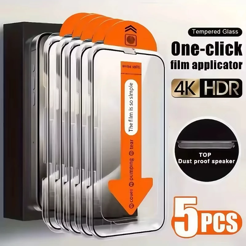 8K Dust Free Glass For Xiaomi Redmi Note 13 14 11 12 10 Pro 15C 14C 13C ...