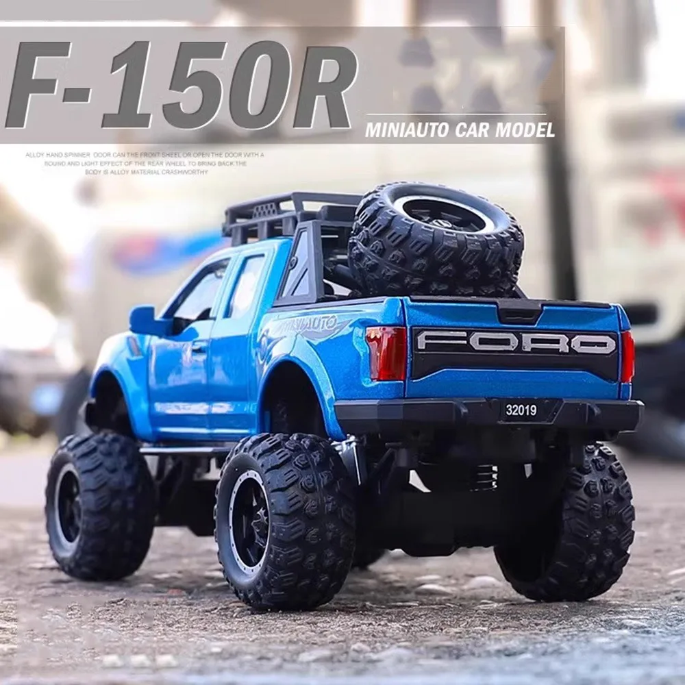 Scale-1-32-Ford-Raptor-F150-Cars-Model-Toys-Diecast-Alloy-Pickup-Metal ...