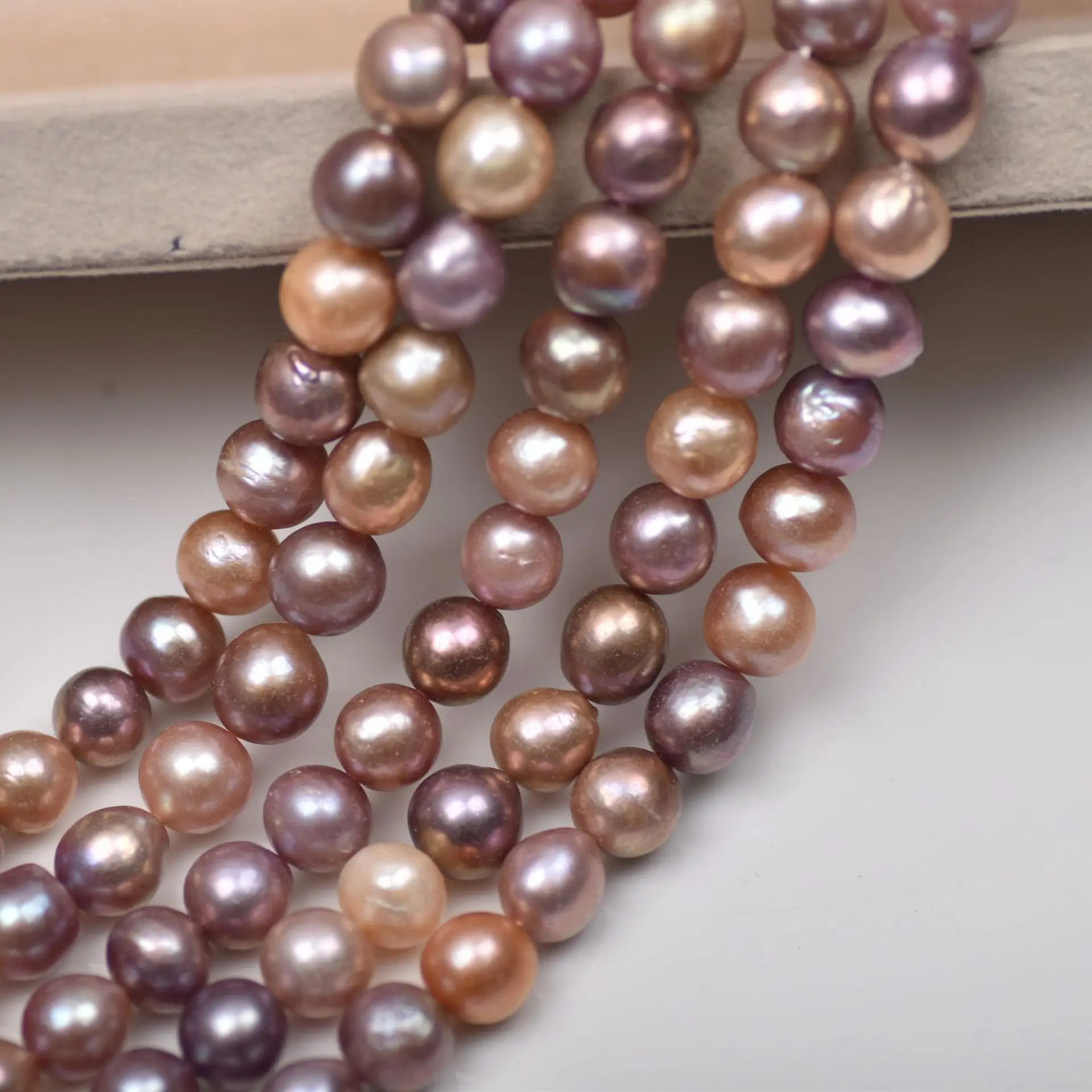 9-11mm-Mixed-Color-Natural-Freshwater-Pearl-Edison-Loose-Beads-DIY ...