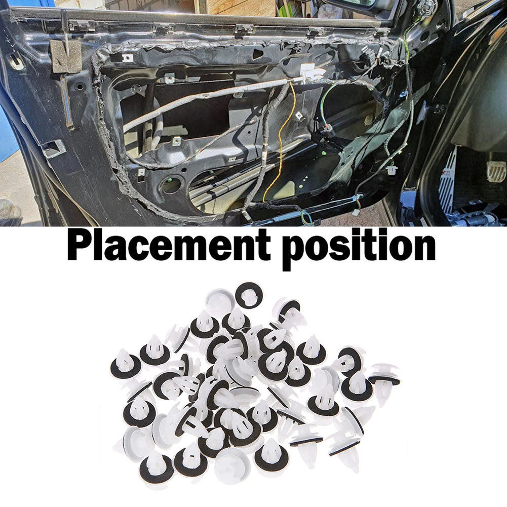 50pcs Door Trim Panel Retainer Fastener Kit For Bmw E21 E30 E36 E46 E90 ...