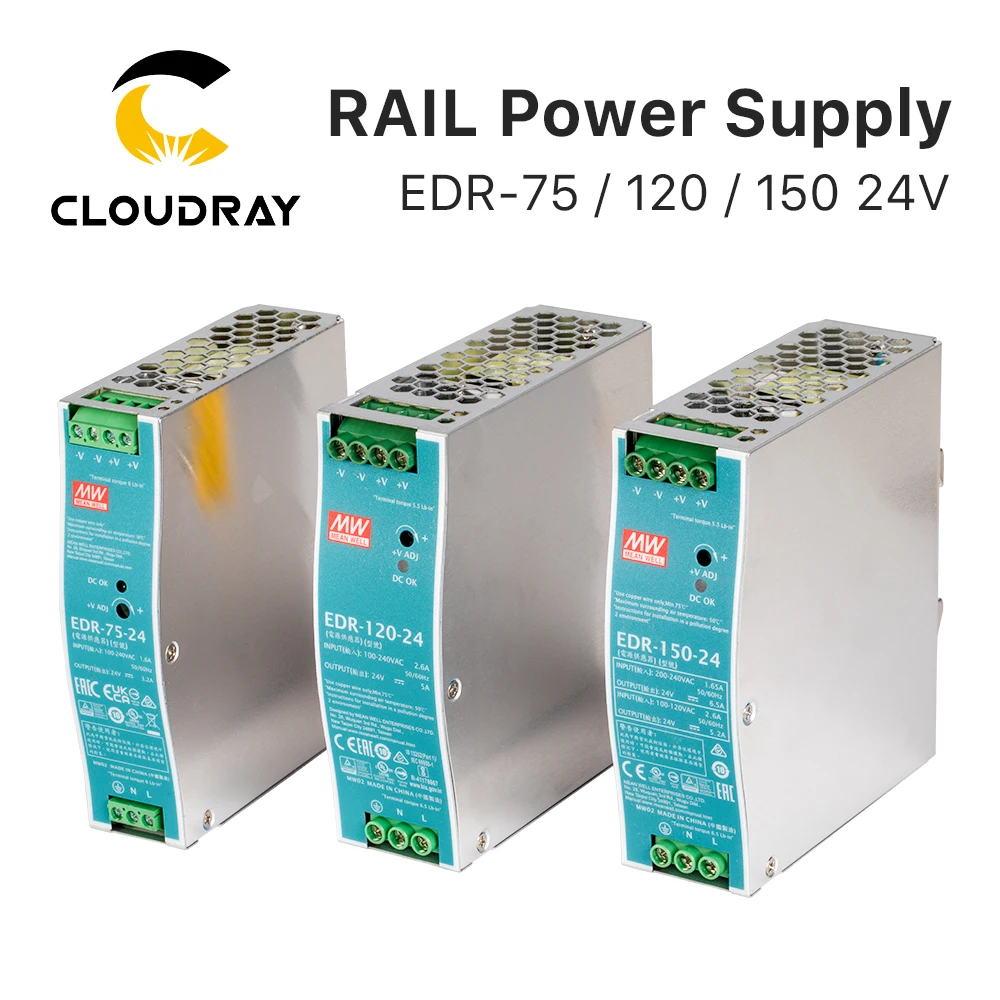 Cloudray-EDR-75-120-150-Mean-Well-24V-Single-Output-Switching ...