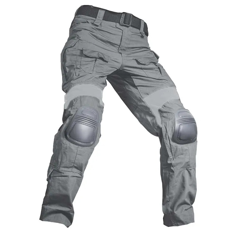 Pantalon militaire de camouflage tactique pour hommes, genouillères ...