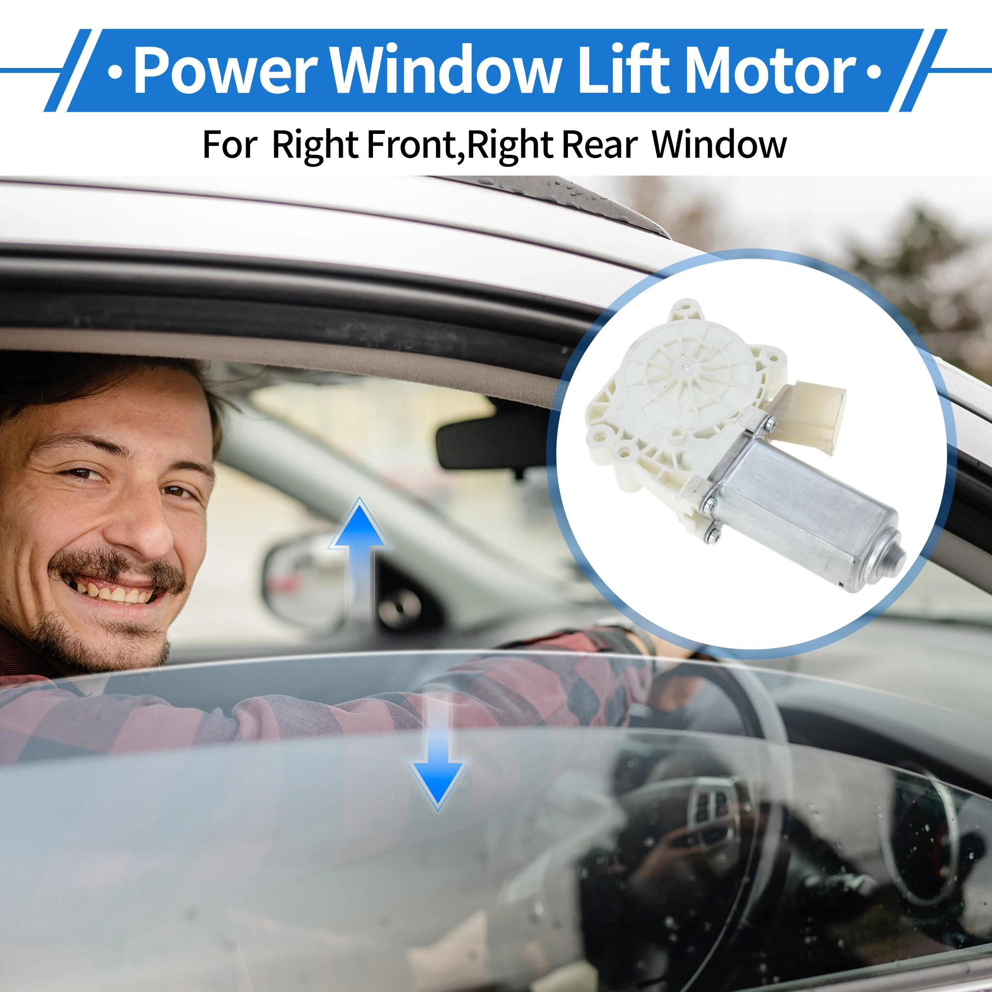 UXCELL No.67627267692 Power Window Regulator Lift Motor for BMW X5 E70 ...
