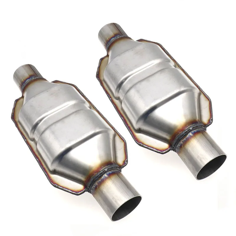 2pcs Catalytic Converter Auto Accessories 2.25" Outer Diameter 400 ...