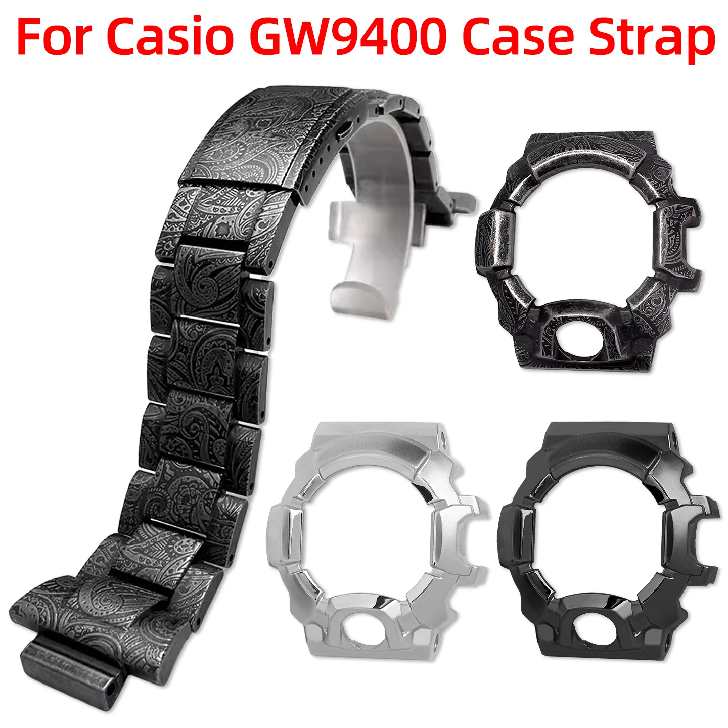 GW9400 Modified Metal Case Strap For Casio G-SHOCK GW-9400 Mod kit Men ...