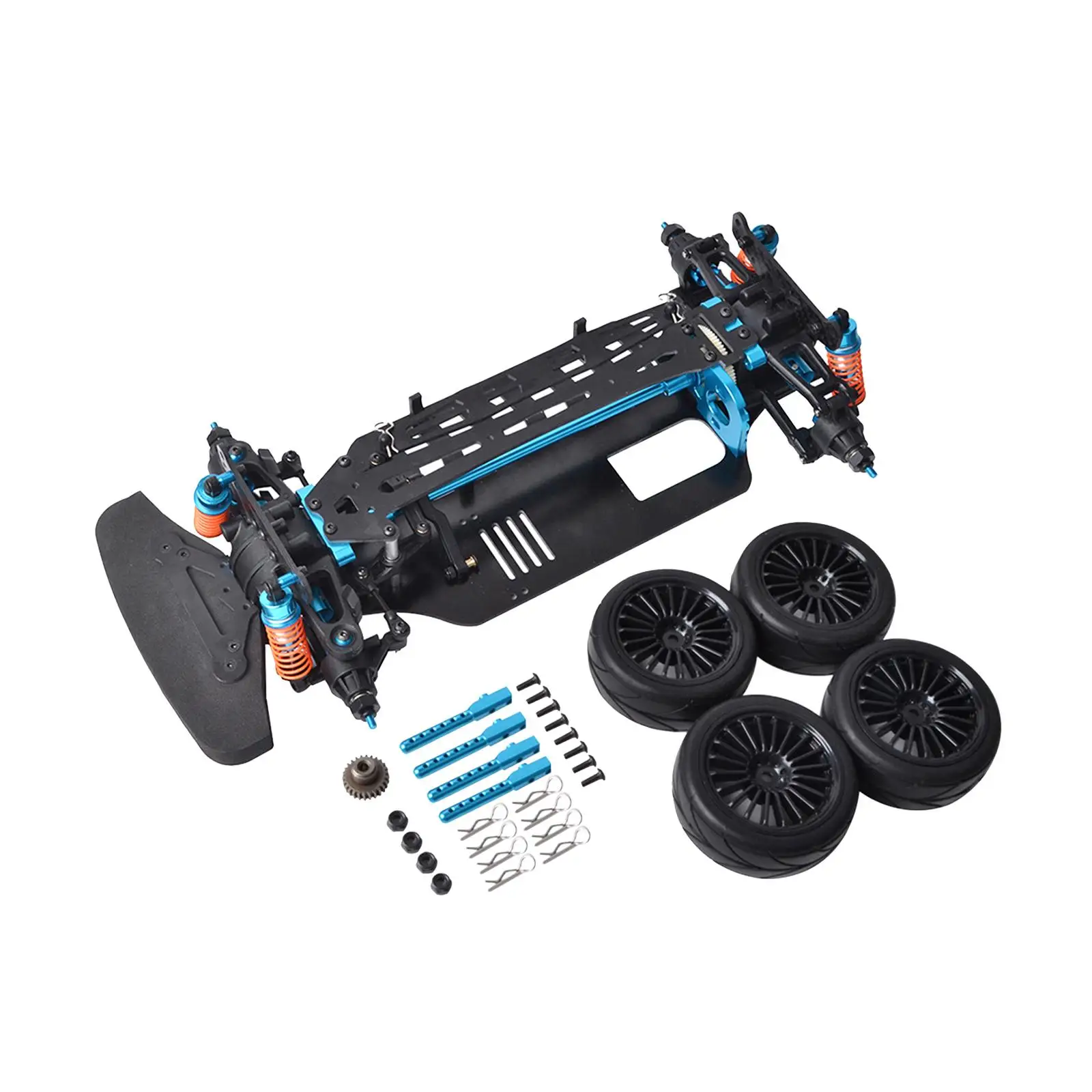 RC-Car-Chassis-Frame-Body-Kit-Aluminium-257mm-Wheelbase-Touring-Car ...