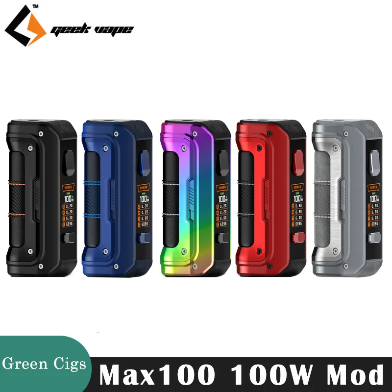 Geekvape caja de vapeo Max100 Original, 100W, Aegis Max 2 fit 21700/ ...