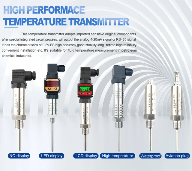 PT100 Temperature Transmitter Temperature Sensor Transmitter – PT100 ...