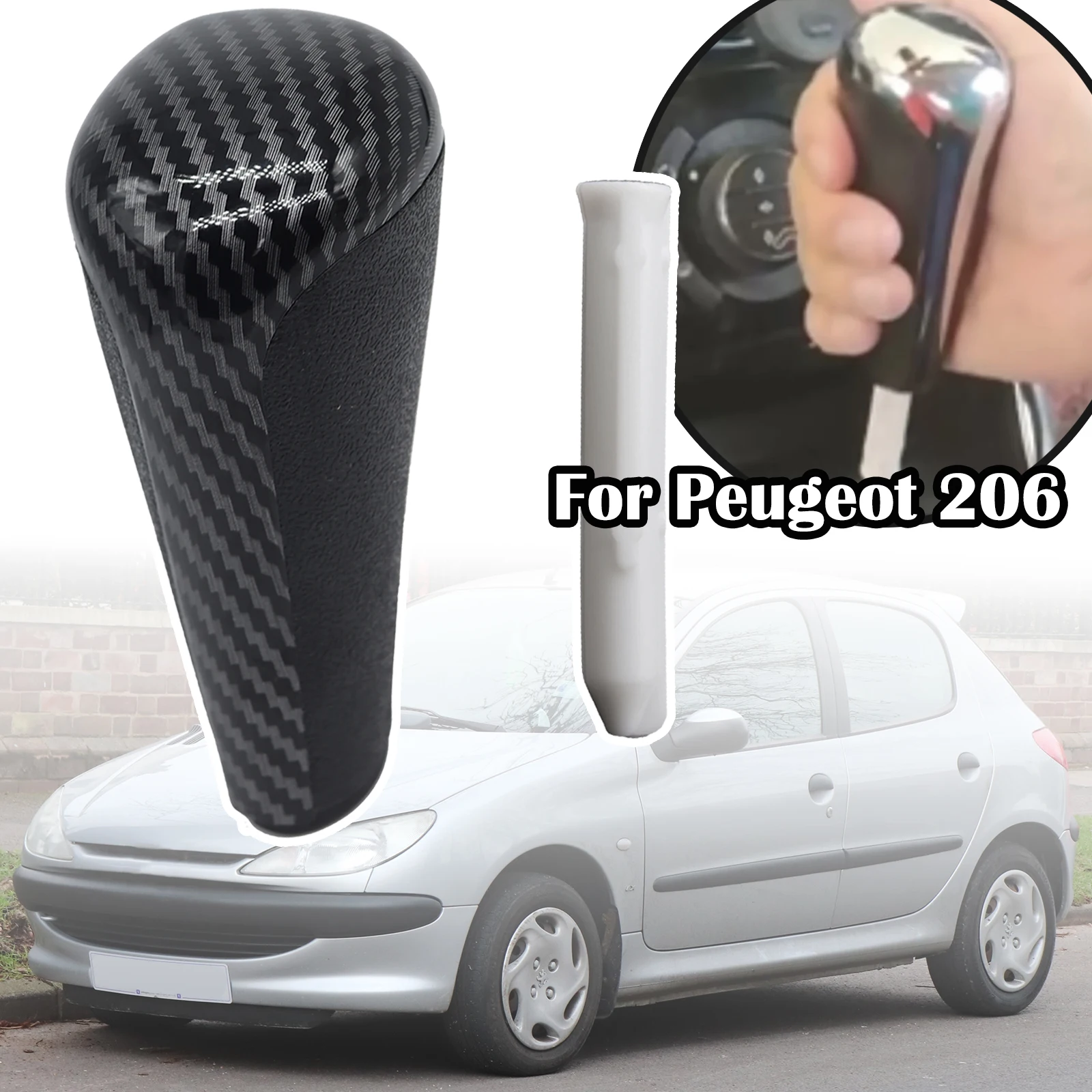 Gear-Shift-Knob-Stick-Shifter-Lever-Pen-Automatic-Car-Replacement-For ...