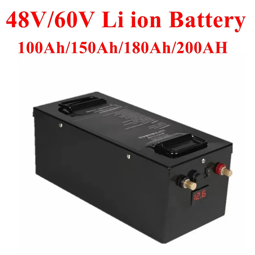 48V/60V 100AH 150AH 180AH 200AH Lithium Ion Battery 13s 16S for 12000w ...