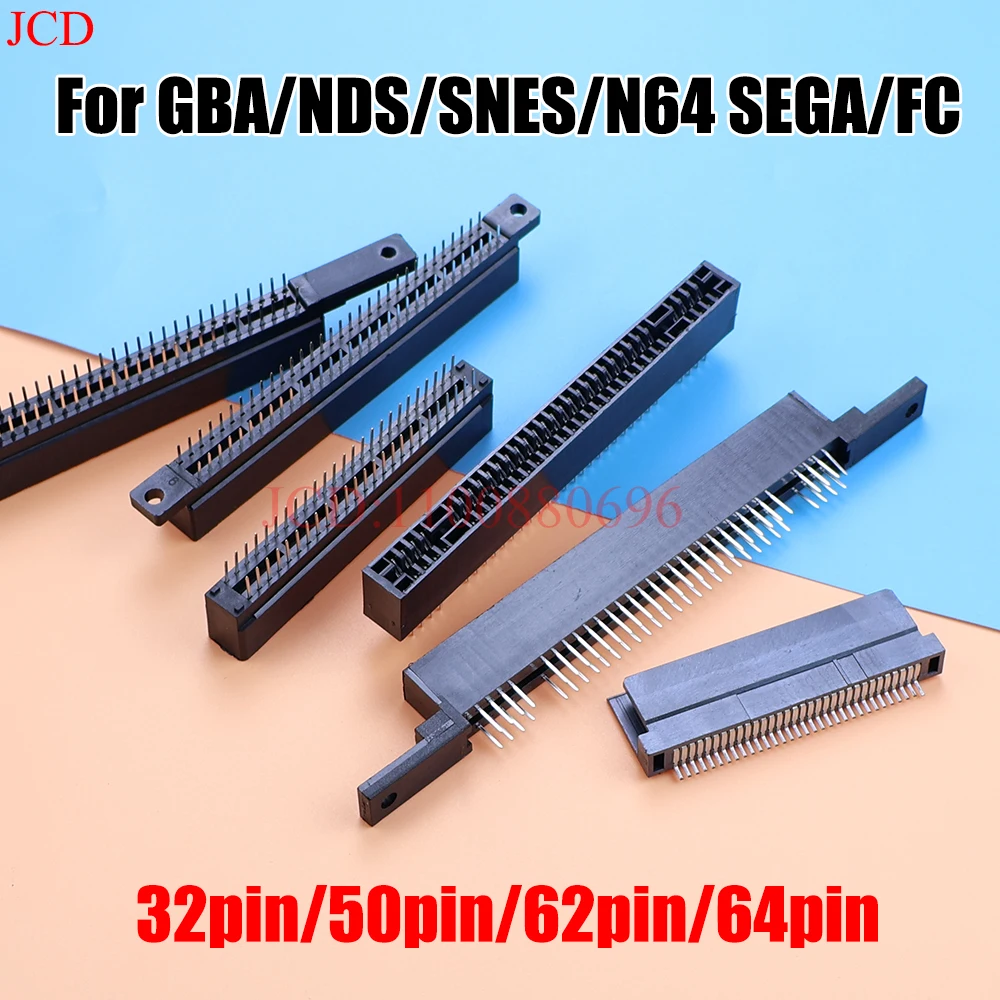 Para n64 gba nds sfc snes sega fc slot para cartão de jogo conector do ...