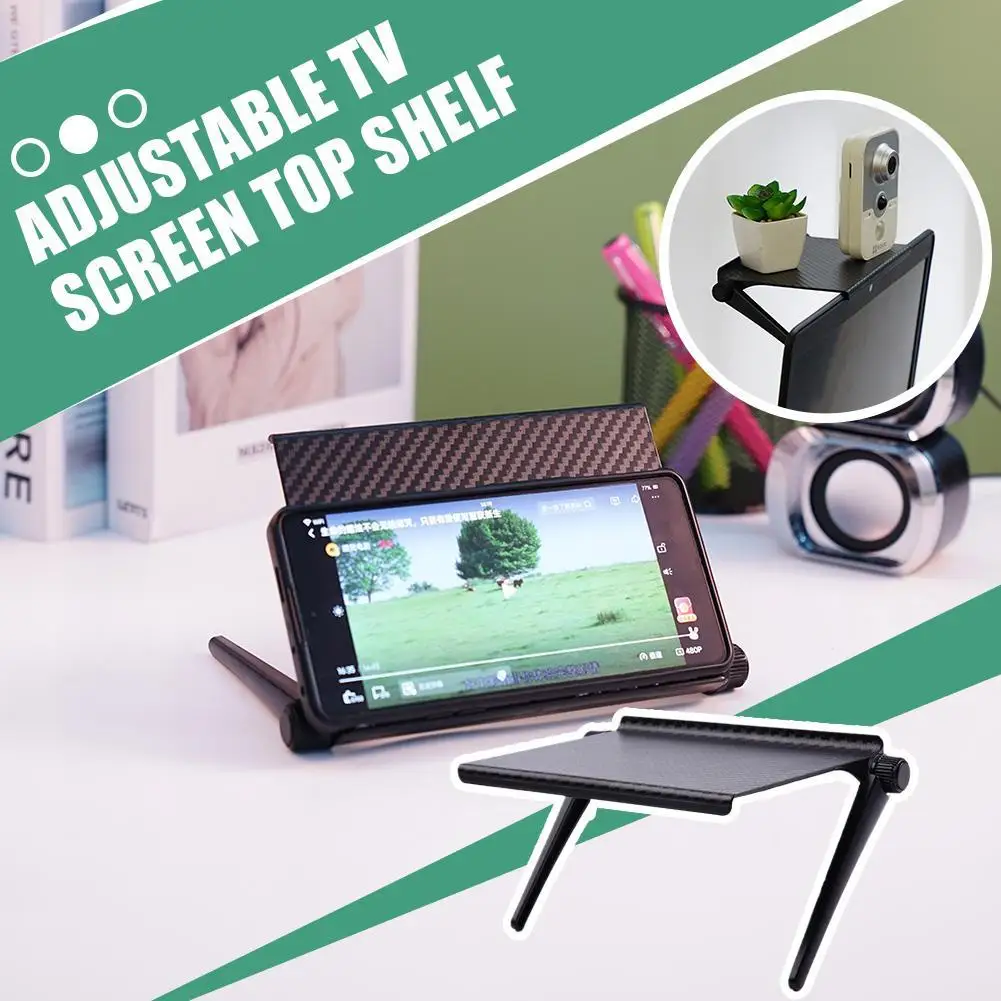Adjustable-TV-Screen-Shelf-Display-Shelf-Computer-Monitor-Riser-Desktop ...