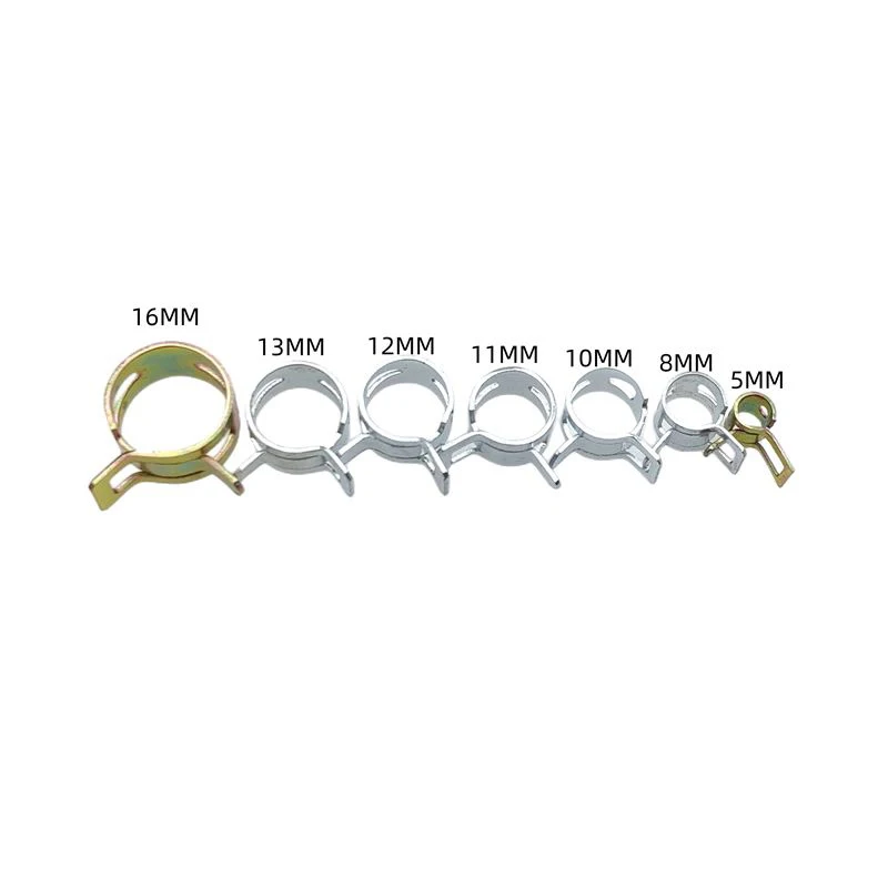 Abrazadera-de-manguera-plateada-Clips-de-abrazadera-de-tubo-de-cobre ...