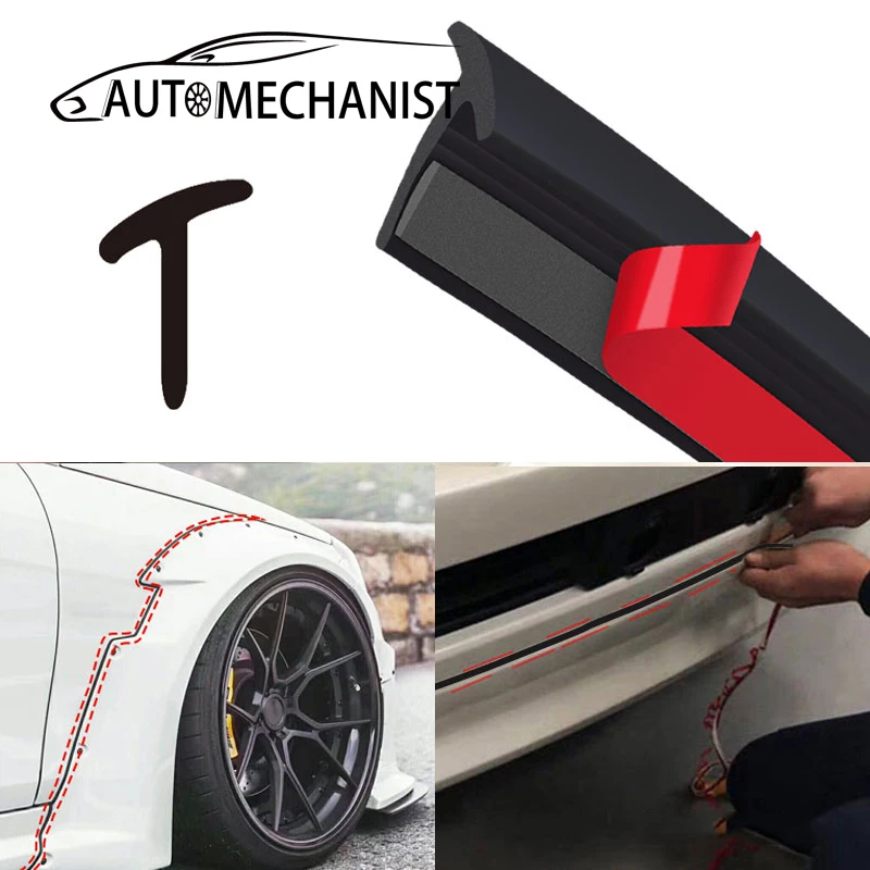 AUTOMECHANIST Car Fender Flare Sealing Strip Universal Rubber Wheel ...