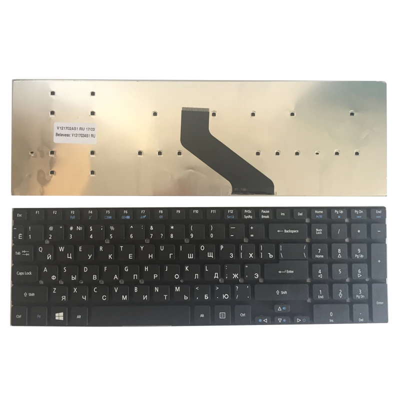 Teclado-para-Notebook-Russo-Ru-para-Acer-Aspire-E5-521-E5-521G-E5-571 ...