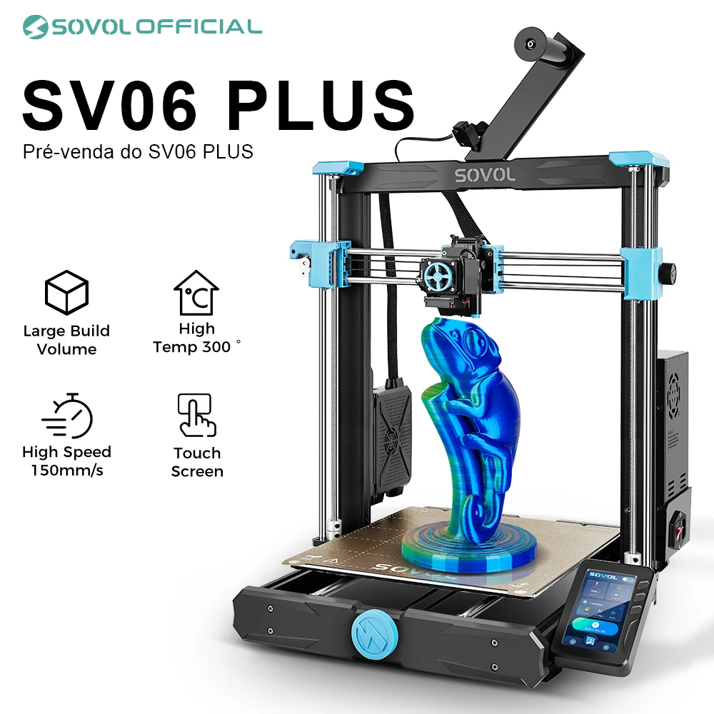 SV06 Plus 3D Printer Large Direct Drive 3D Printer Large Size 150mm/s ...