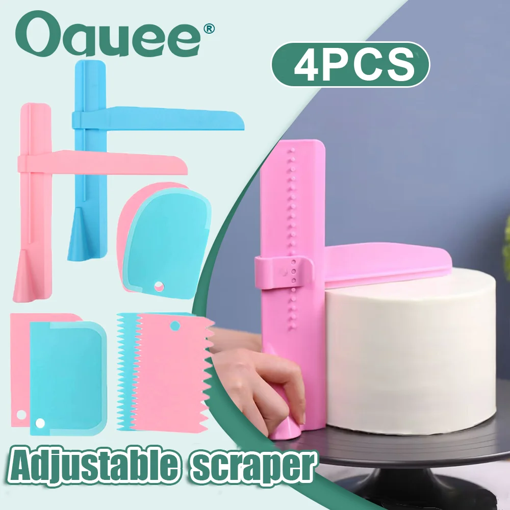 DIY-Adjustable-Cake-Scraper-Cream-Edge-Smoother-Cake-Decoration-Plastic ...
