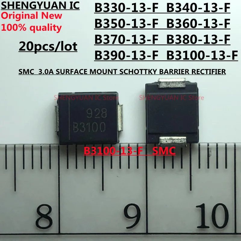 20Pcs B3100-13-F B3100 B380-13-F B380 B340-13-F B340 B350-13-F B350 ...
