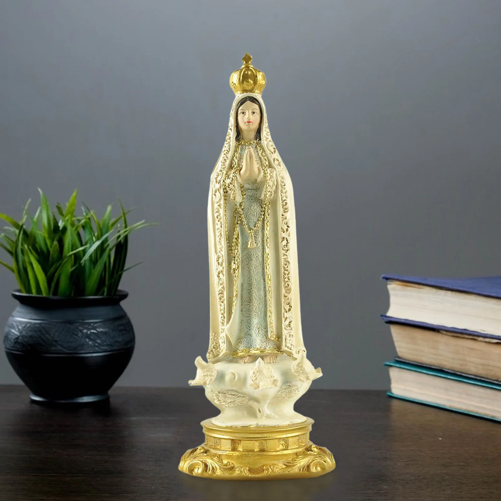 Est-tua-da-Virgem-Maria-Presentes-Estatueta-Religiosa-Estatueta ...