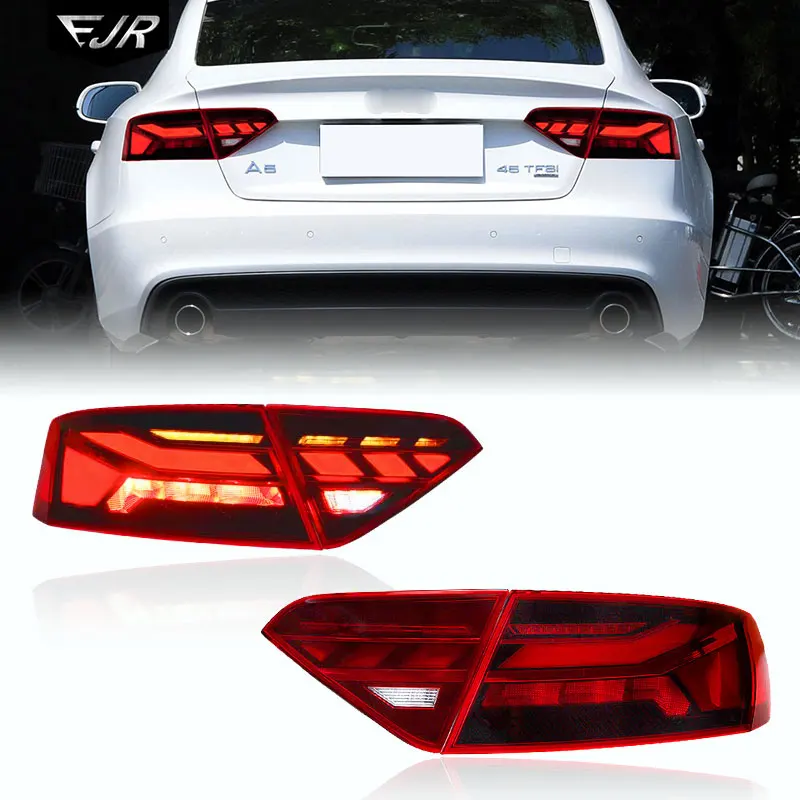 For-Audi-A5-Taillight-Assembly-2008-2016-Old-to-New-S5-Dynamic-DRL-LED ...