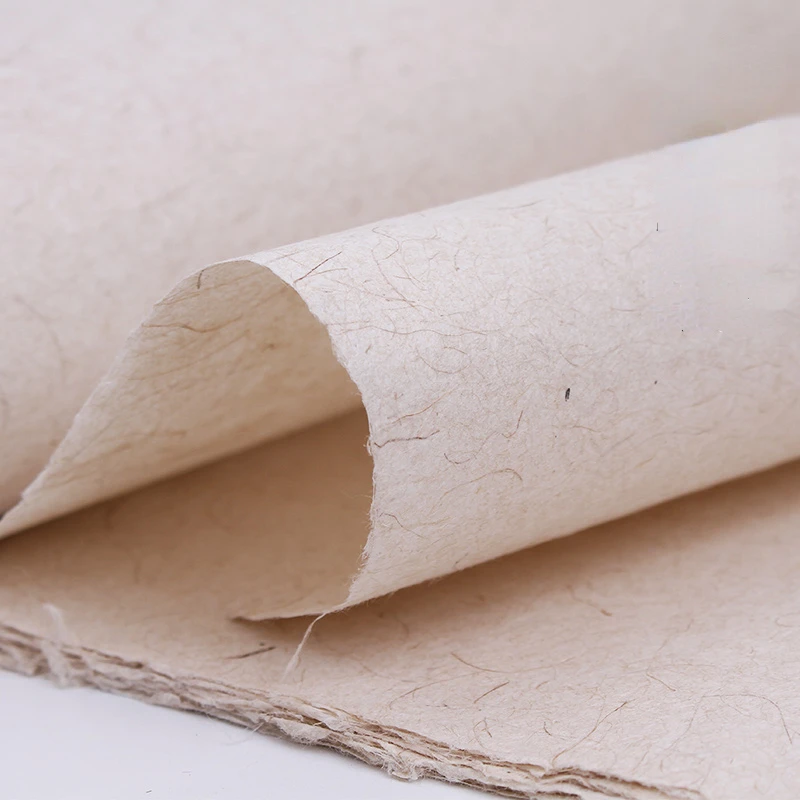 Chinese-Pure-Mulberry-Paper-Handmade-Plant-Fiber-Half-Ripe-Xuan-Paper ...