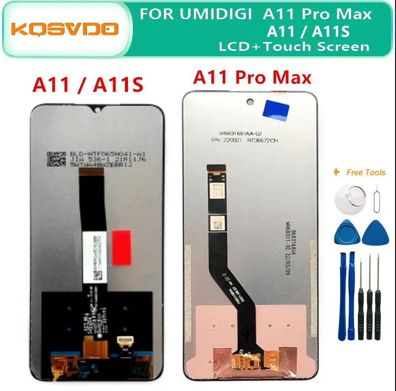 6.53"Original UMIDIGI A11 / A11Pro Max LCD Display and Touch Screen ...