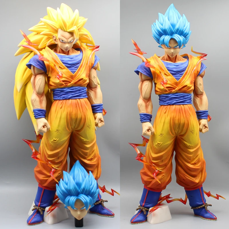 48cm-Anime-SSJ3-Goku-Dragon-Ball-Figures-Super-3-Son-Goku-Action ...
