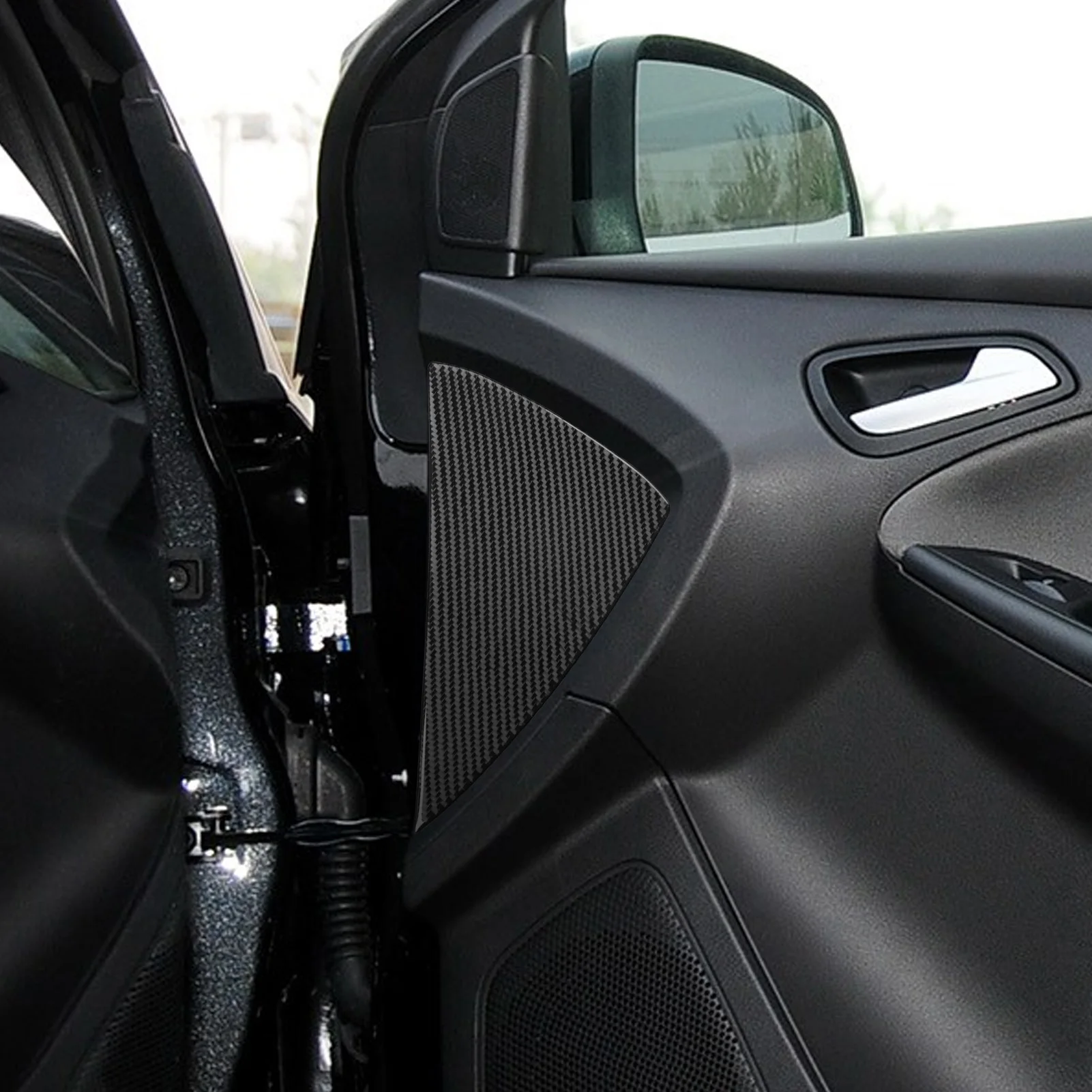 For Ford Focus MK3 2012-2018 Carbon Fiber Dashboard Side Door Impact ...