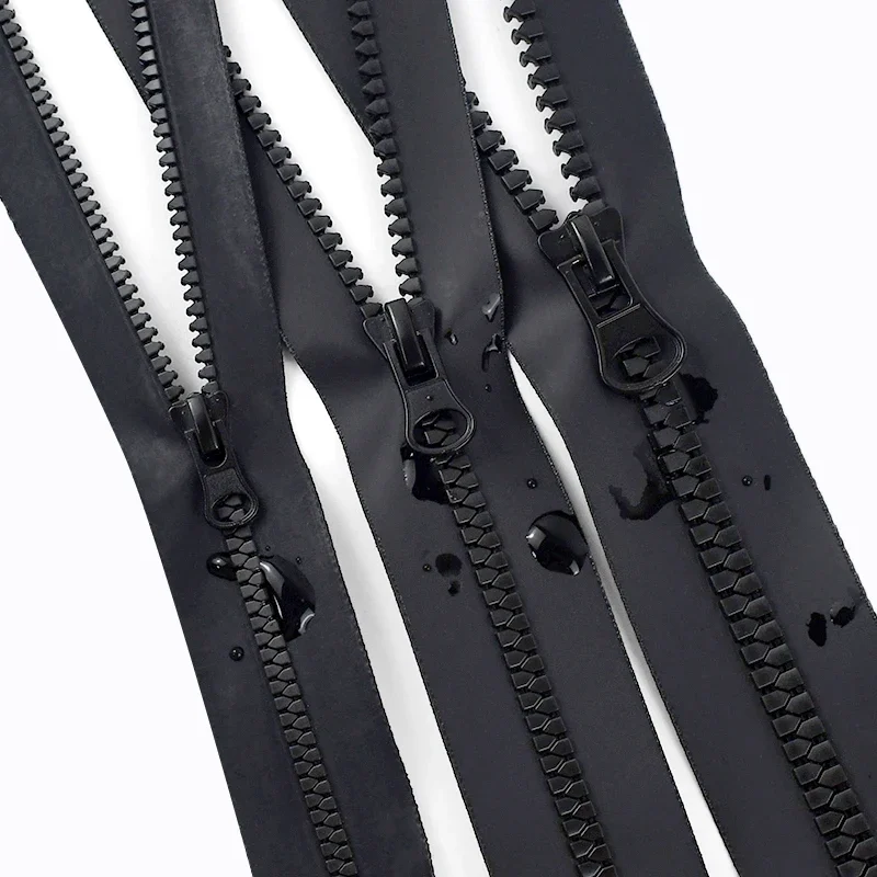 2M 5# 8# Resin Zipper with Zip Slider Continuous Waterproof Zips Tape ...