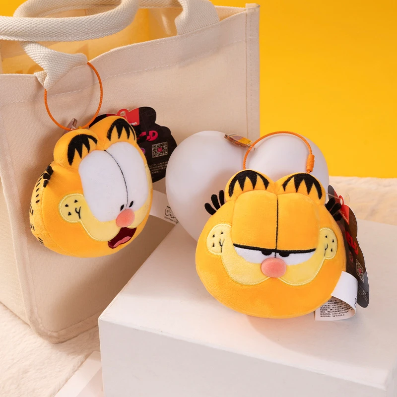 Original-Garfield-Soft-Plush-Toys-Keychain-Cute-Anime-Cat-Stuffed ...