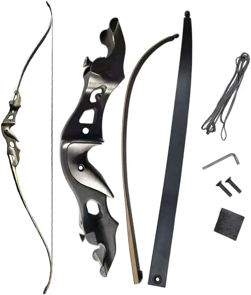 Archery-58-Inch-Takedown-Recurve-Bow-Traditional-Bow-20-55lbs-Hunting ...