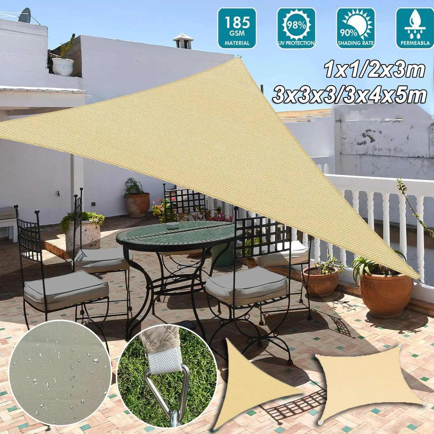 Outdoor-Shade-Sail-Rainproof-Sail-Patio-Shade-Canopy-Rainproof-Cloth ...