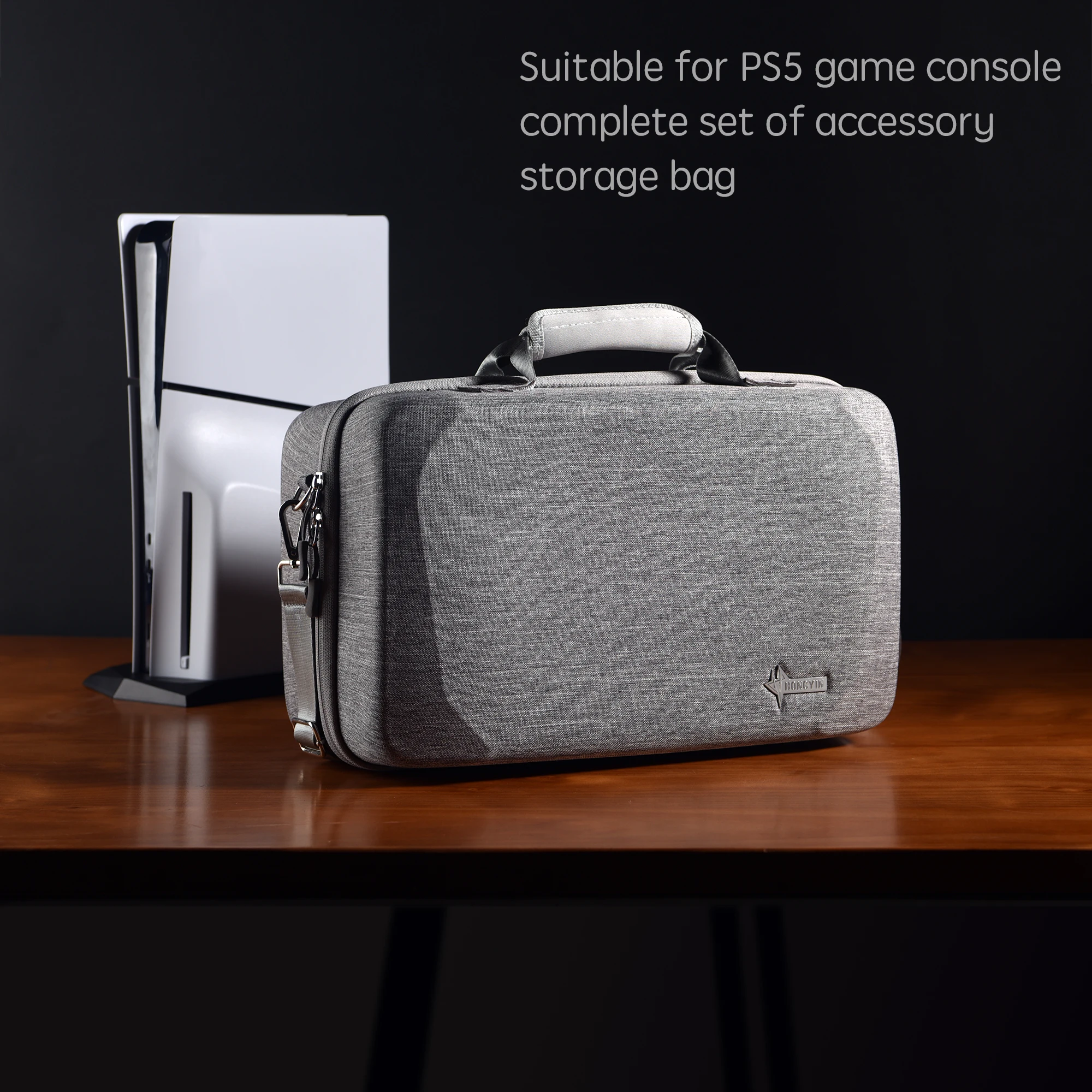 Hard Shell Carrying Case Compatible with PS5, Protective Travel Bag ...