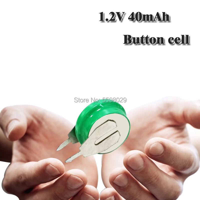 1.2v 40mah Rechargeable Button Cell | Rechargeable Button Cell ...