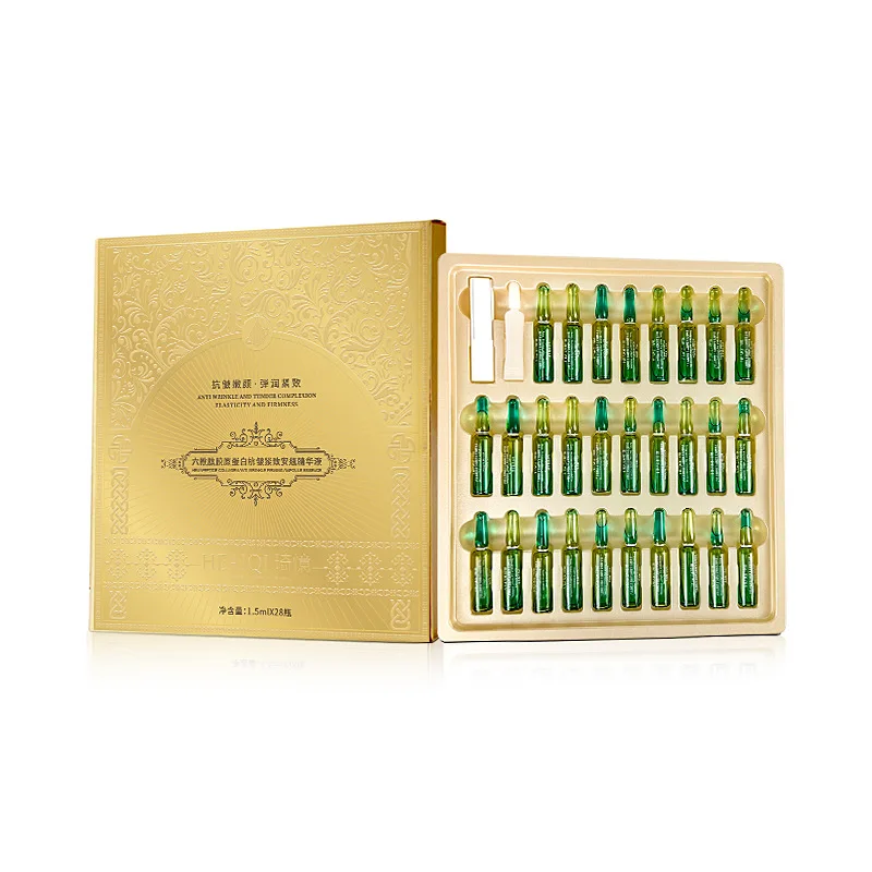 Juego-de-esencia-de-ampolla-reafirmante-antiarrugas-col-geno-de-seis-p ...