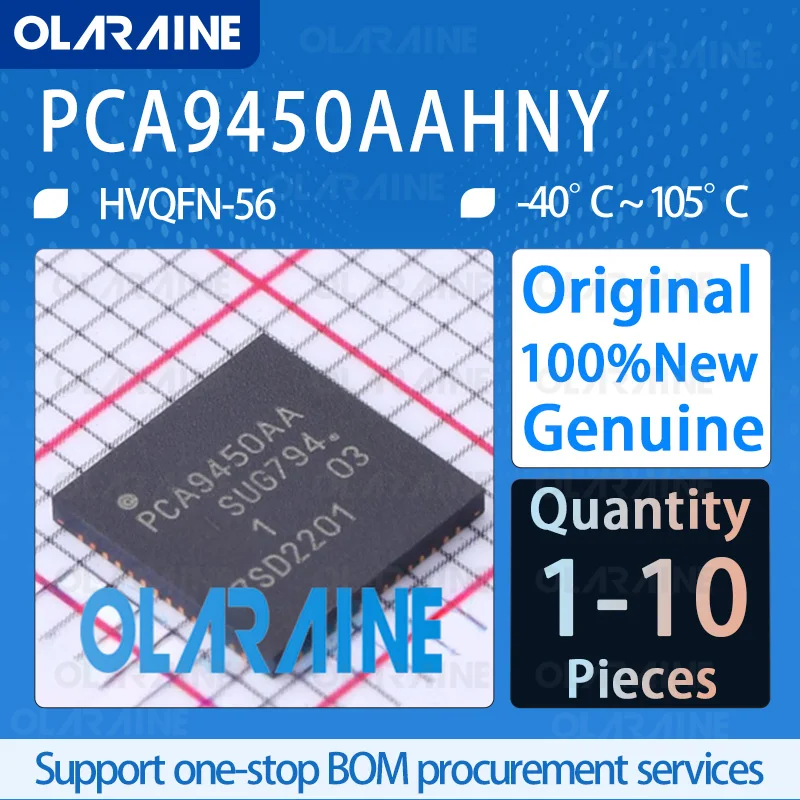 1-5-10Pcs-100-New-Original-PCA9450AAHNY-HVQFN-56-Professional-Power-Management-PMIC-Output ...